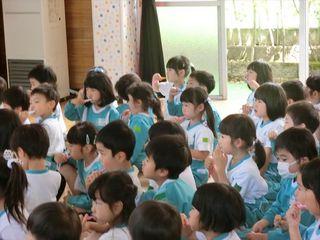 歯科衛生指導 - おやまだブログ｜【福島県郡山市】小山田幼稚園ホームページ（学校法人小野寺学園）